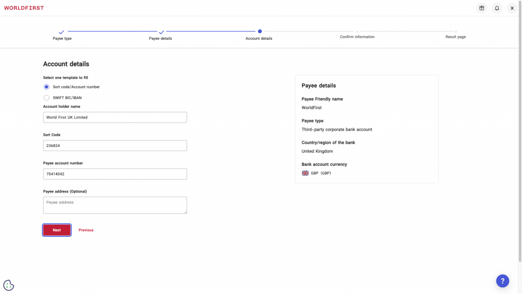 How to add multiple payees by file upload | WorldFirst UK